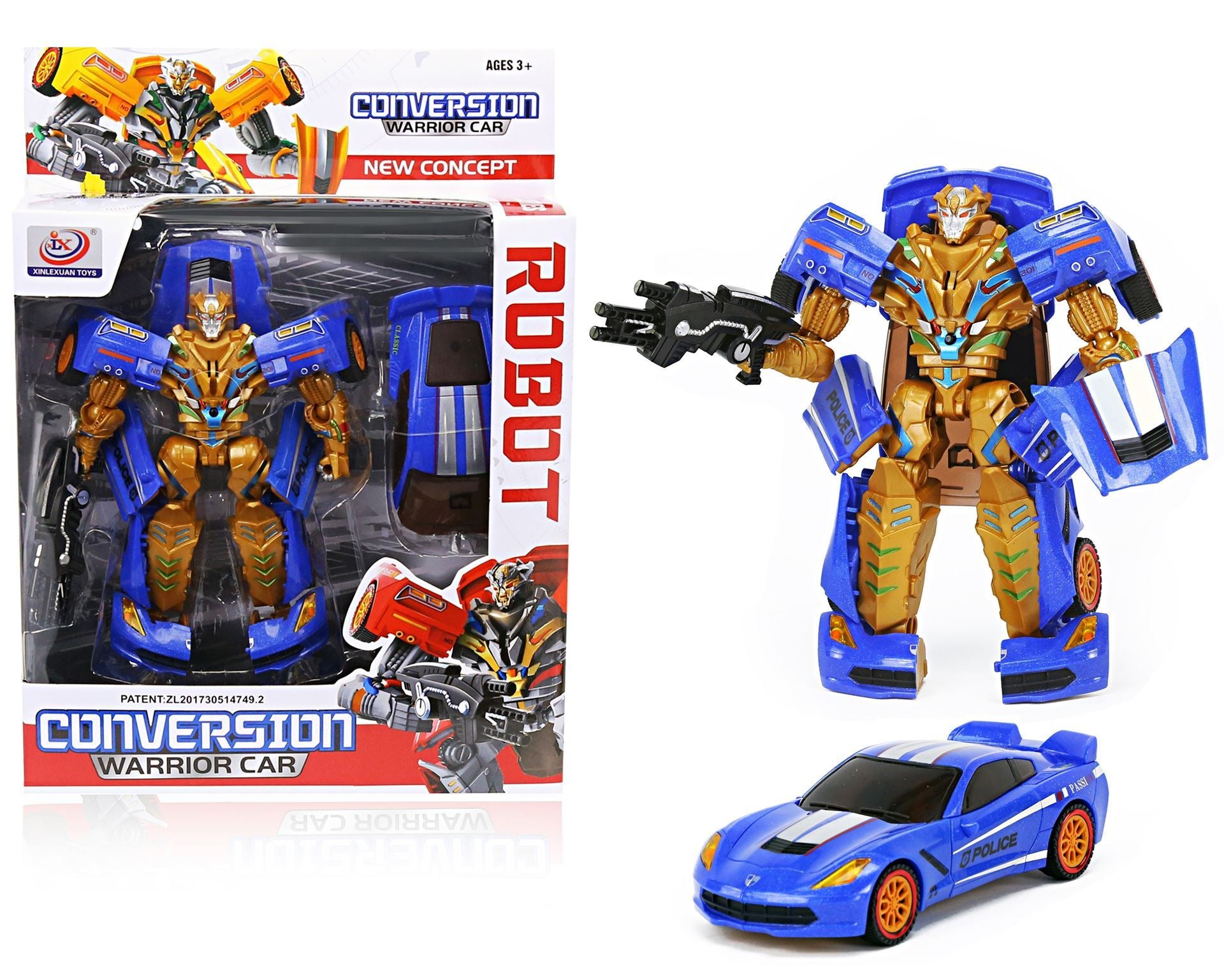 Robot Auto Transformable Azul– Ositos y Cia.