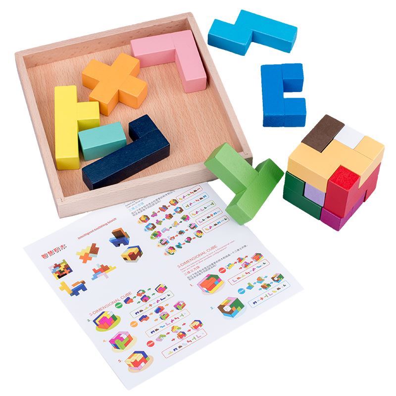 Cubo de madera para armar– Ositos y Cia.