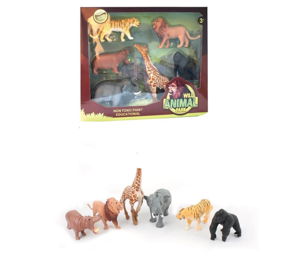Set de 6 Figuras de Animales de la Selva– Ositos y Cia.