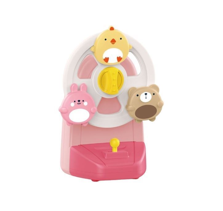 Rueda Musical Rosada Huanger – Con Sonido Relajante y Animalitos Girat ...