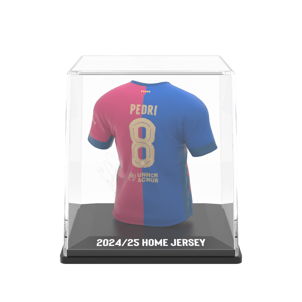 Mini Camiseta FC Barcelona 2024/25 Home Pedri #8 - Con firma– Ositos y Cia.