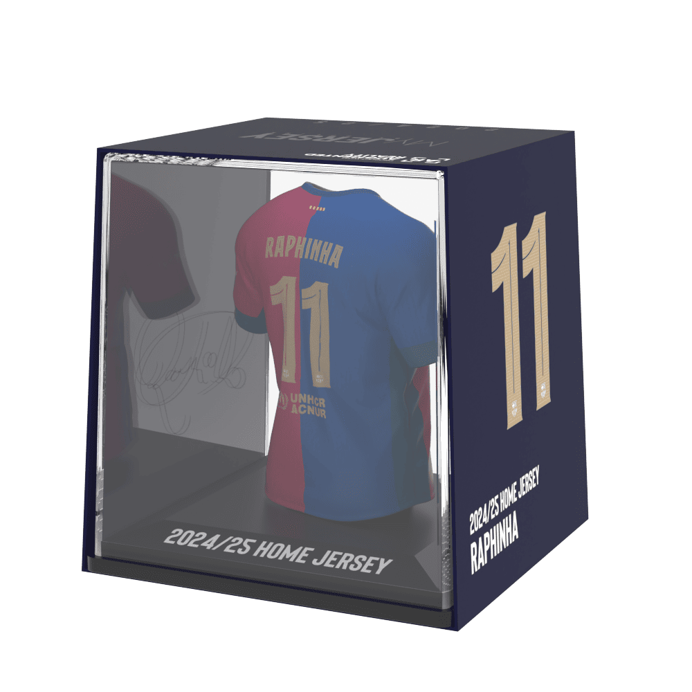 Mini Camiseta FC Barcelona 2024/25 Raphinha 11 - Con firma– Ositos y Cia.