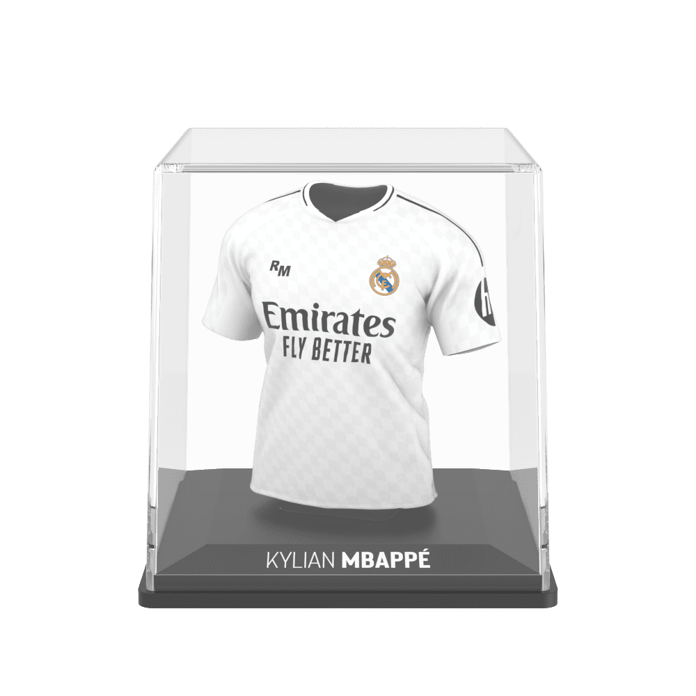 Mini Camiseta Coleccionable Kylian Mbappé – Real Madrid 2024/25– Ositos ...