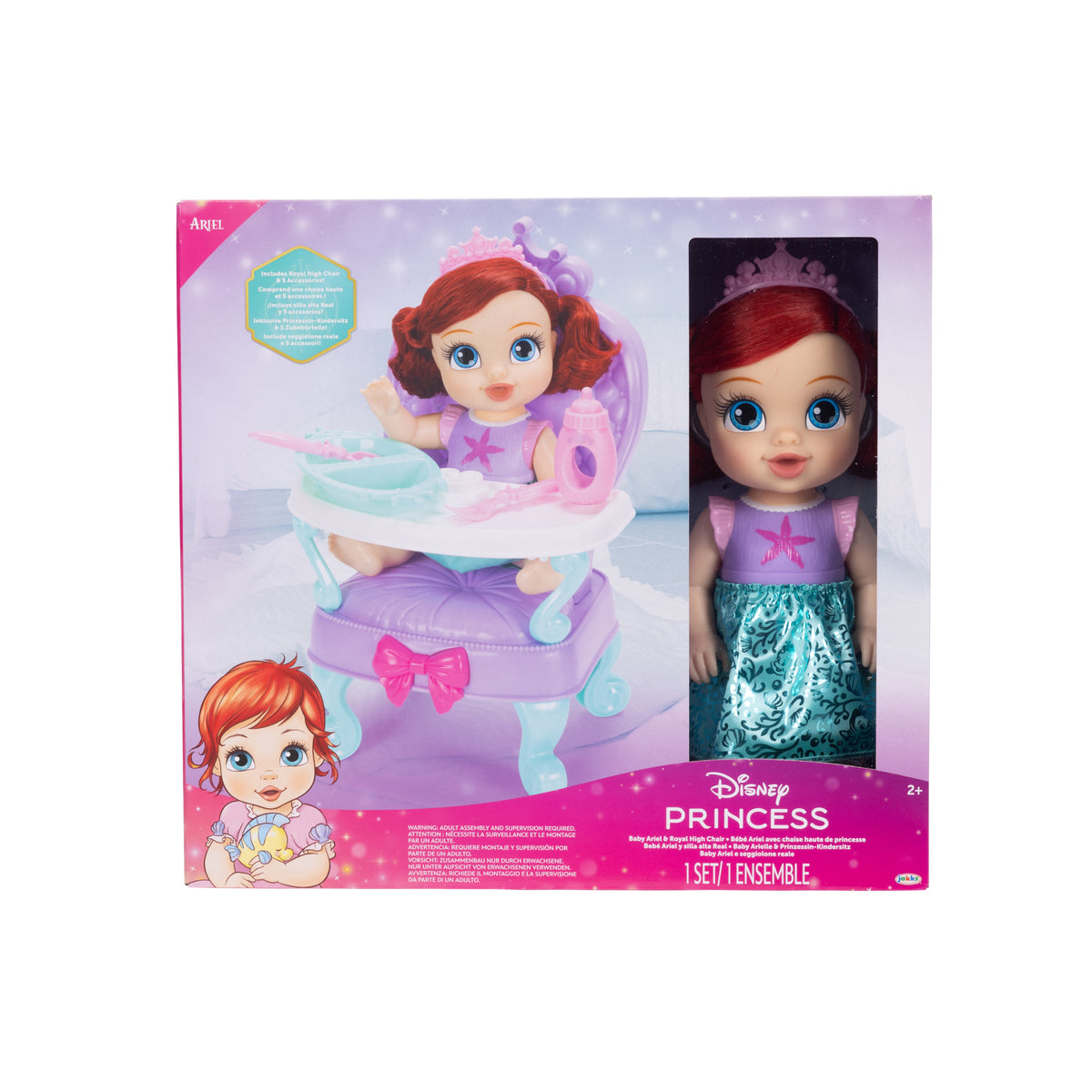 Muñeca Bebé Ariel con Silla de comer y Accesorios– Ositos y Cia.